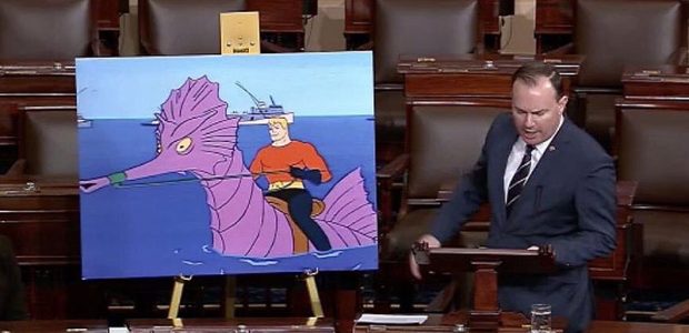 UPDATE: AOC NO LIKEY! — Mike Lee gives hilarious Senate speech mocking ...
