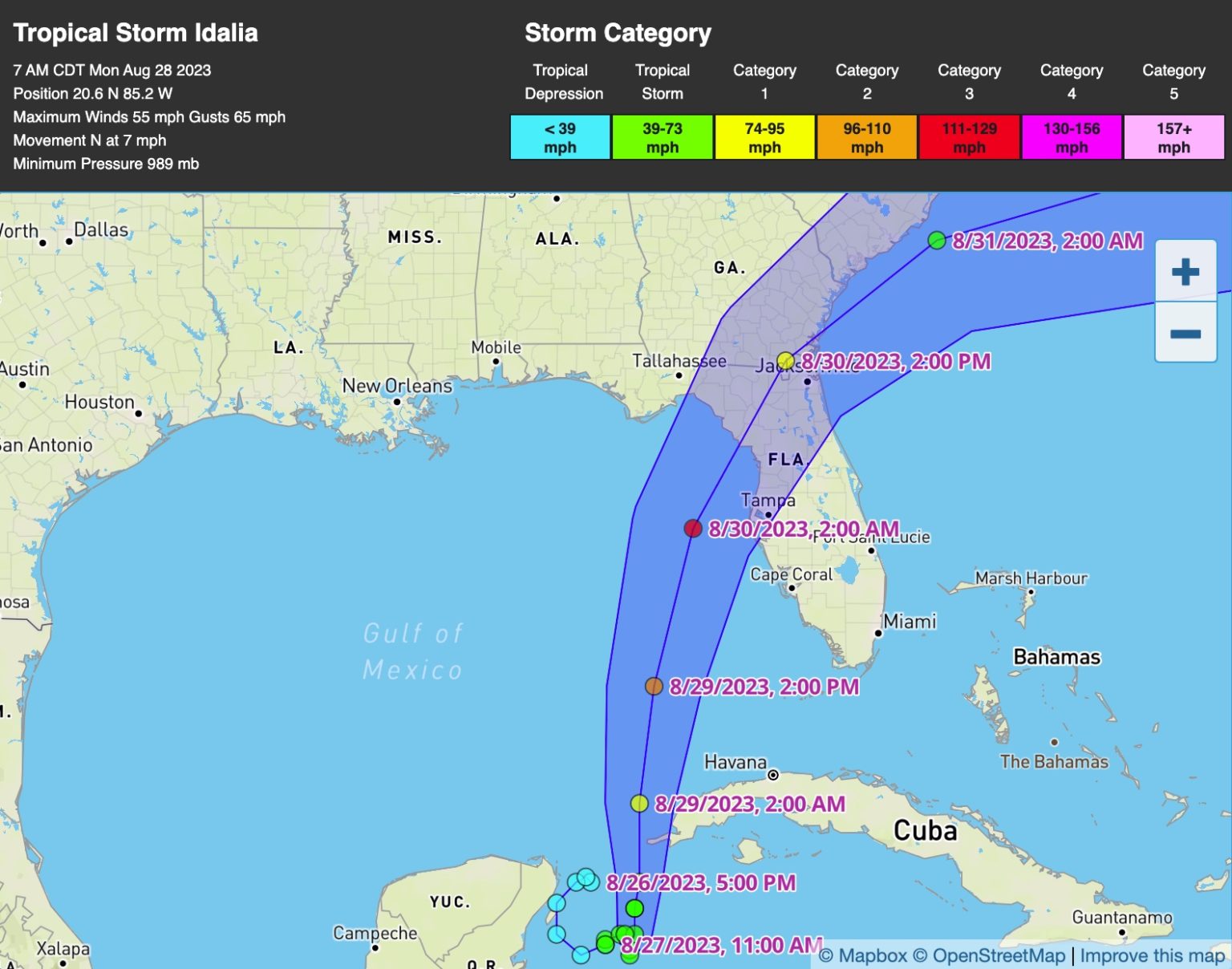 [UPDATE: IDALIA UPGRADED TO CAT 3 AT LANDFALL ] – Florida has another ...