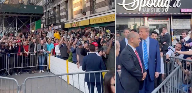 WATCH: Trump draws a large MAGA crowd in Harlem – The Right Scoop