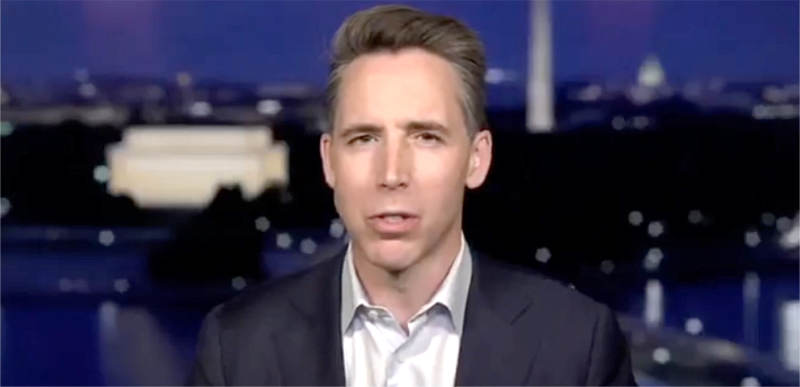 WATCH: Josh Hawley reveals insane leak about Joe Biden mental status ...