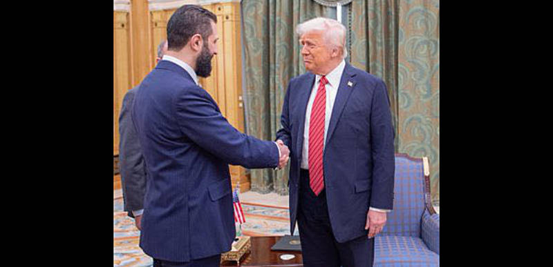 WATCH: President Trump praises terrorist leader of Syria – The Right Scoop