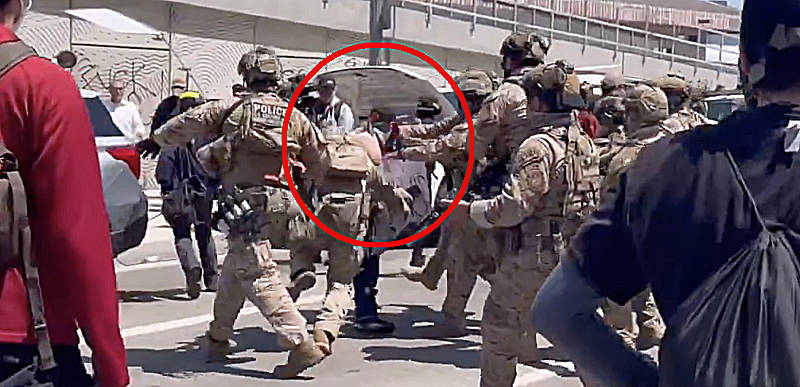 WATCH: Elite Border Patrol swarms and arrests rioter in Los Angeles ...