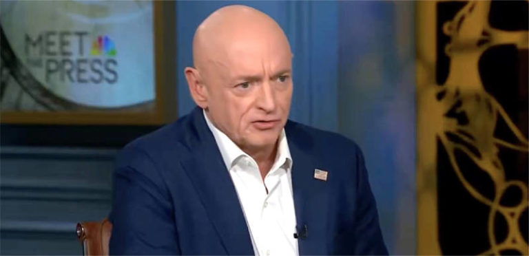 Sen Mark Kelly makes idiotic comment about Trump’s immigration pause ...